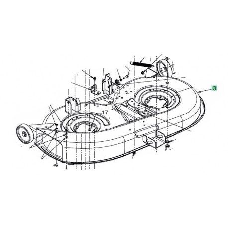 Plateau De Coupe Tracteur Tondeuse Mtd Occasionnull